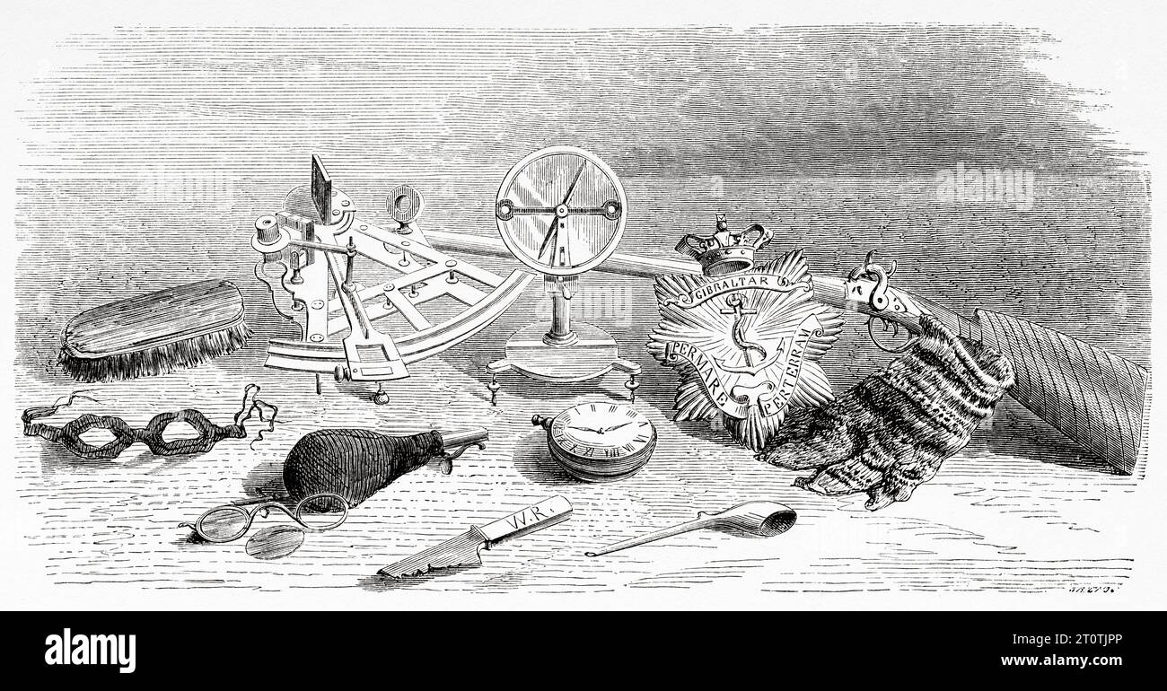 Objects from Franklin's lost expedition. Story of Franklin's lost ...