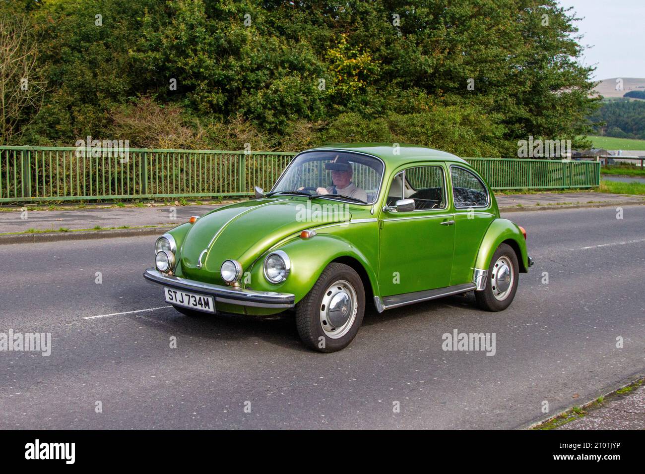 1972 70s seventies, the final Beetles. VW Volkswagen 1303 Super Beetle ...