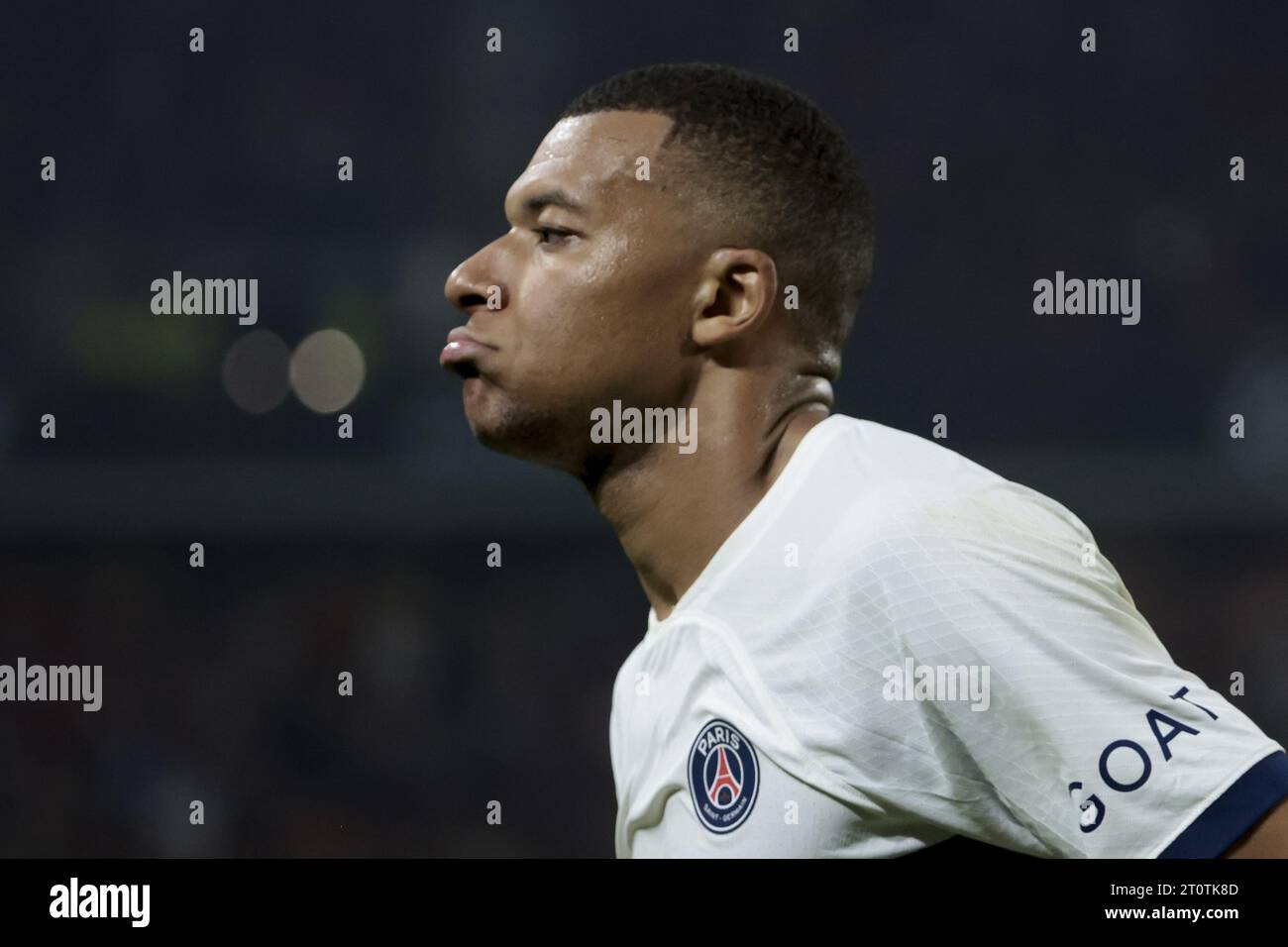 Kylian Mbappe of PSG during the French championship Ligue 1 football ...