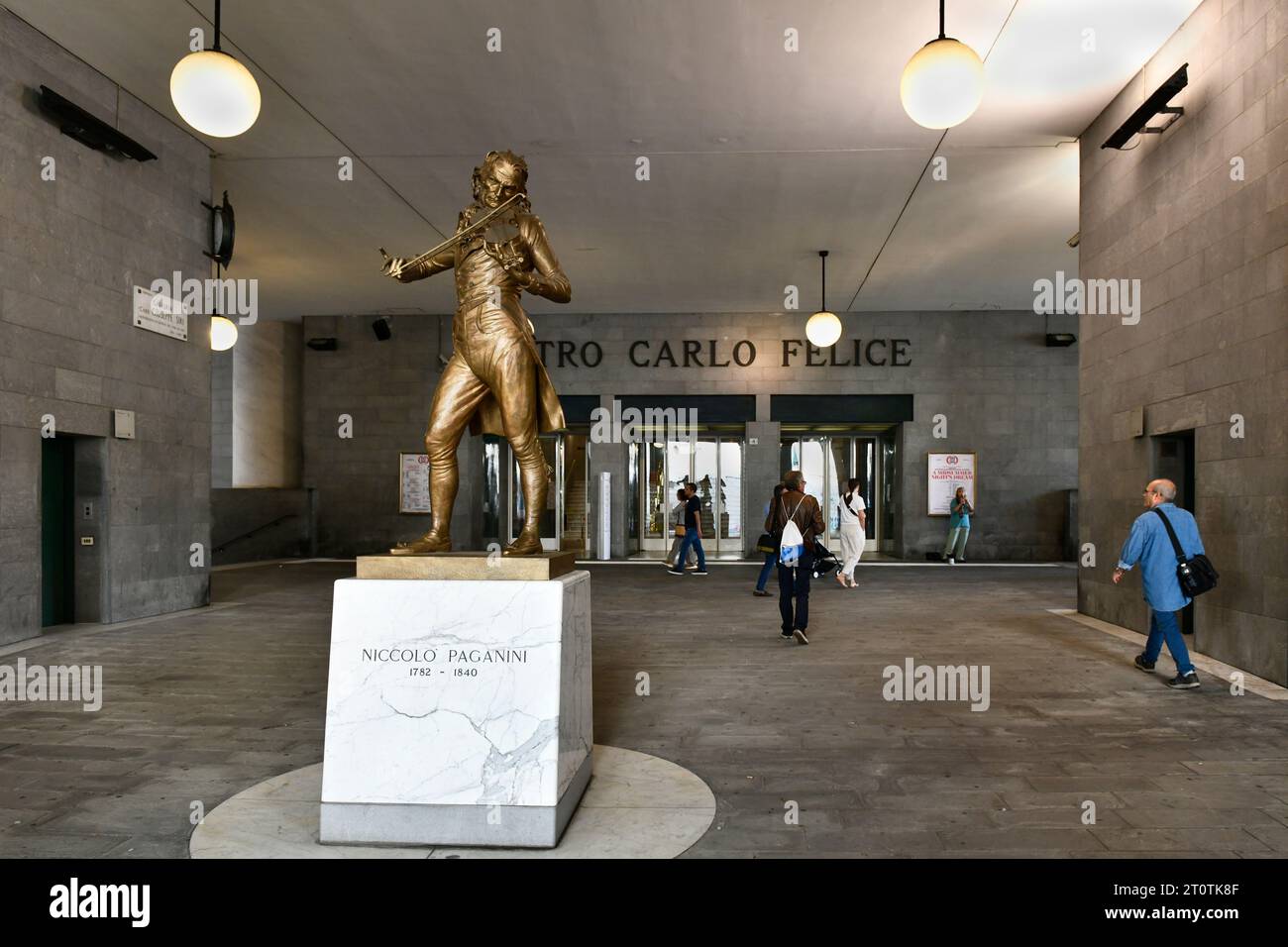 Paganini monument hi-res stock photography and images - Alamy
