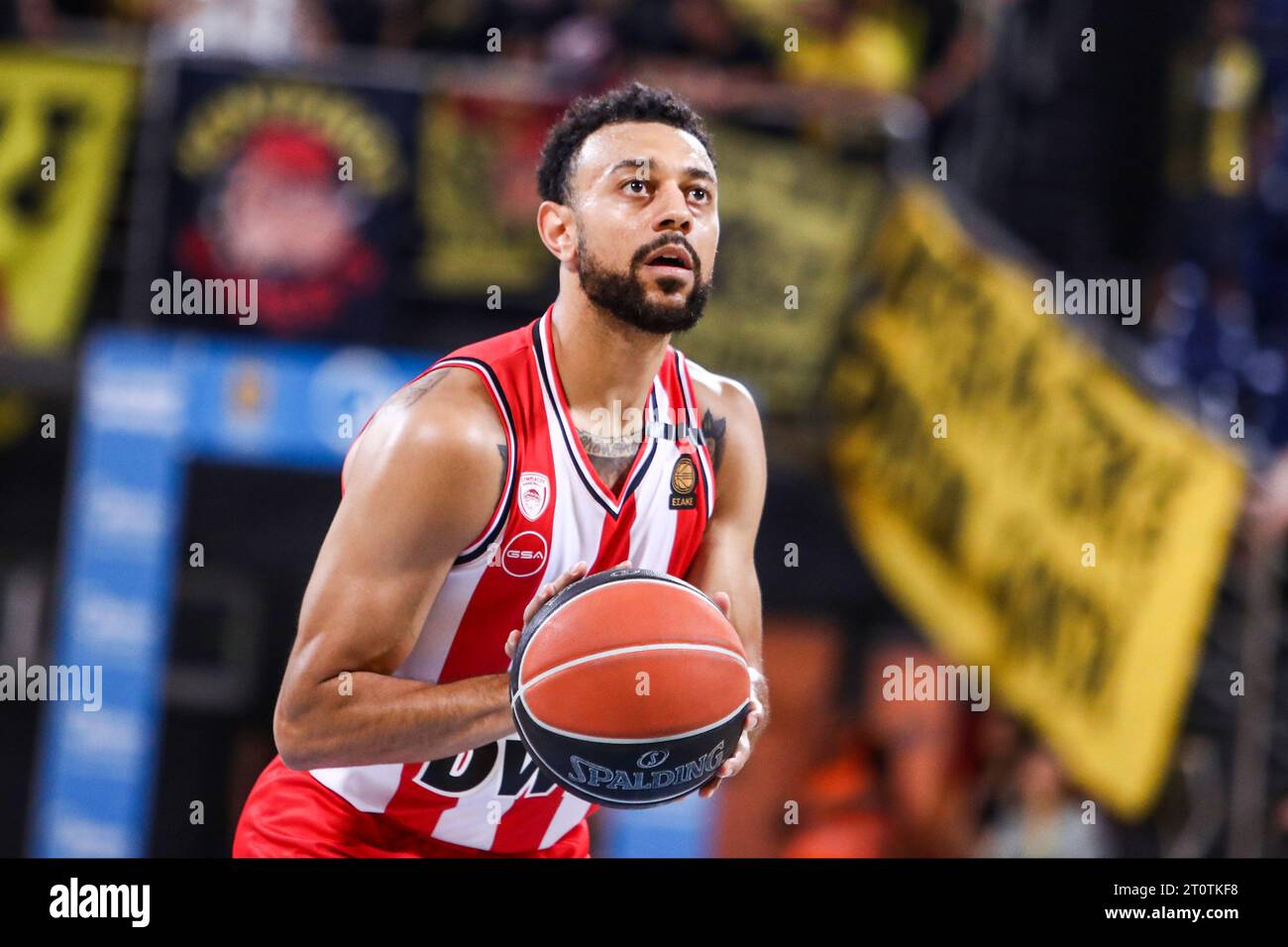 Thessaloniki, Greece. 8th Oct, 2023. Olympiacos BC player Nigel ...