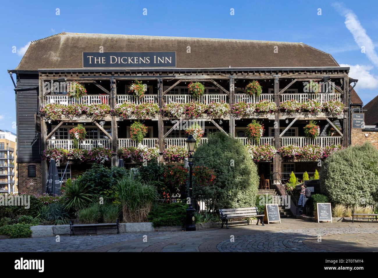 The Dickens Inn in London's Docklands Stock Photo - Alamy