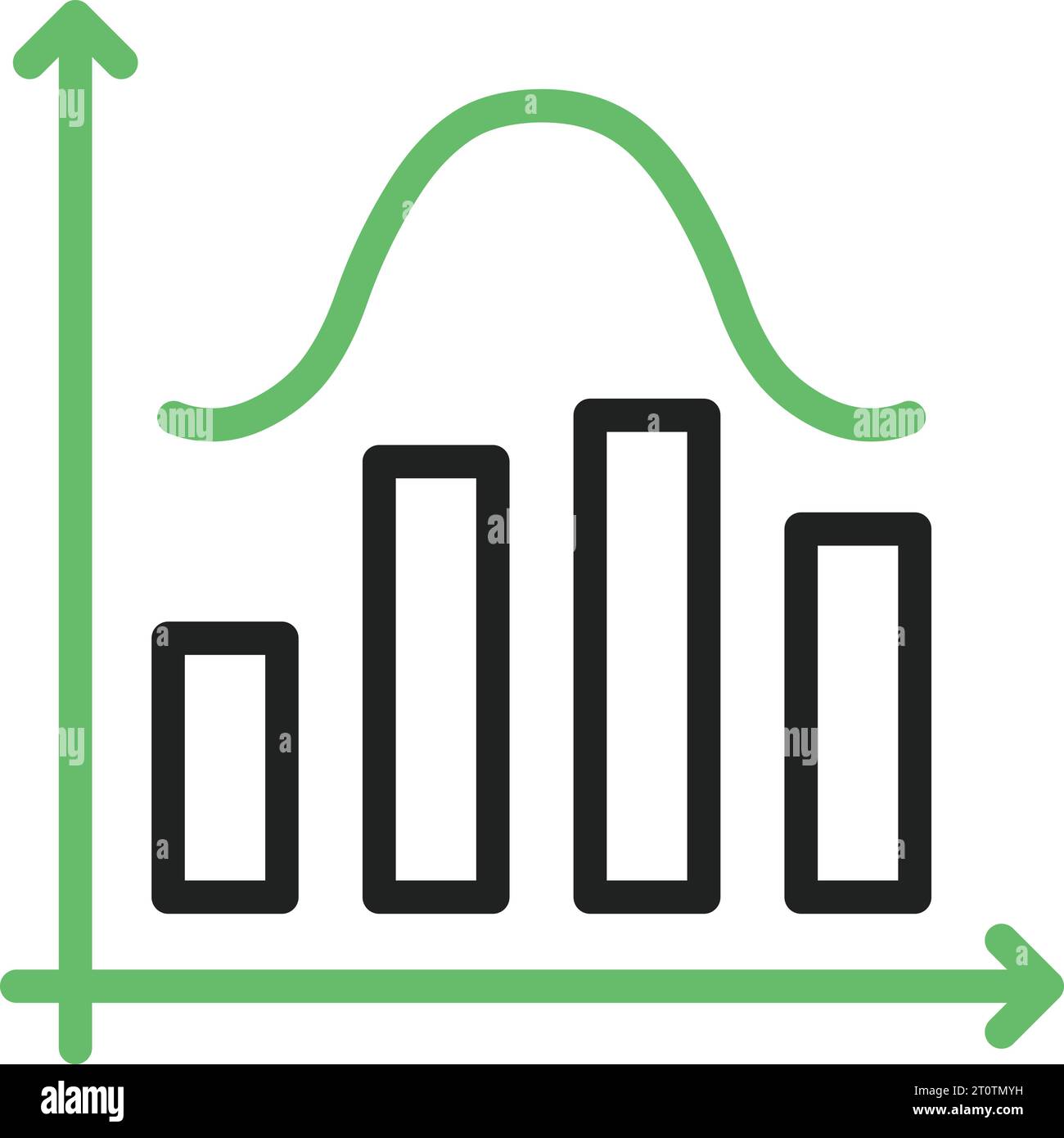 Histogram icon vector image Stock Vector Image & Art - Alamy