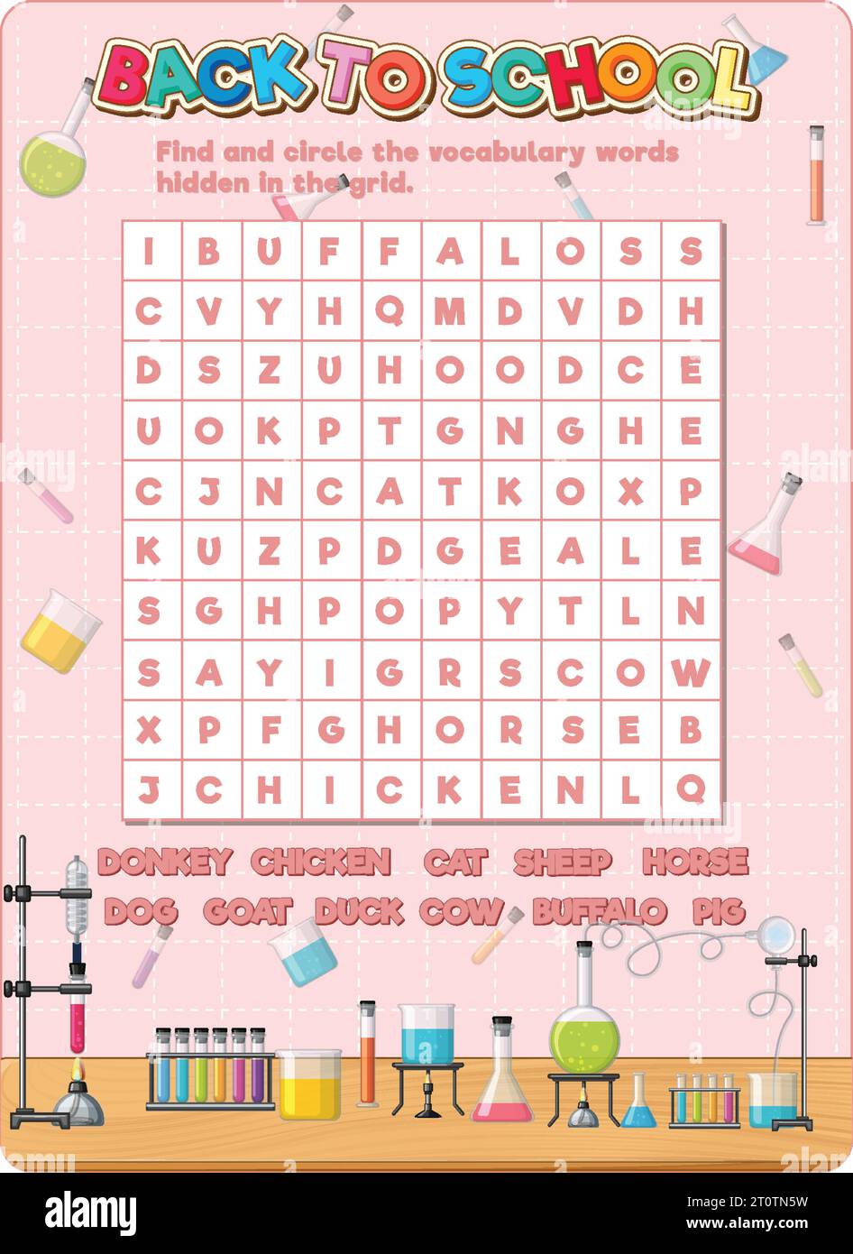 A fun and educational game template for learning English through word ...