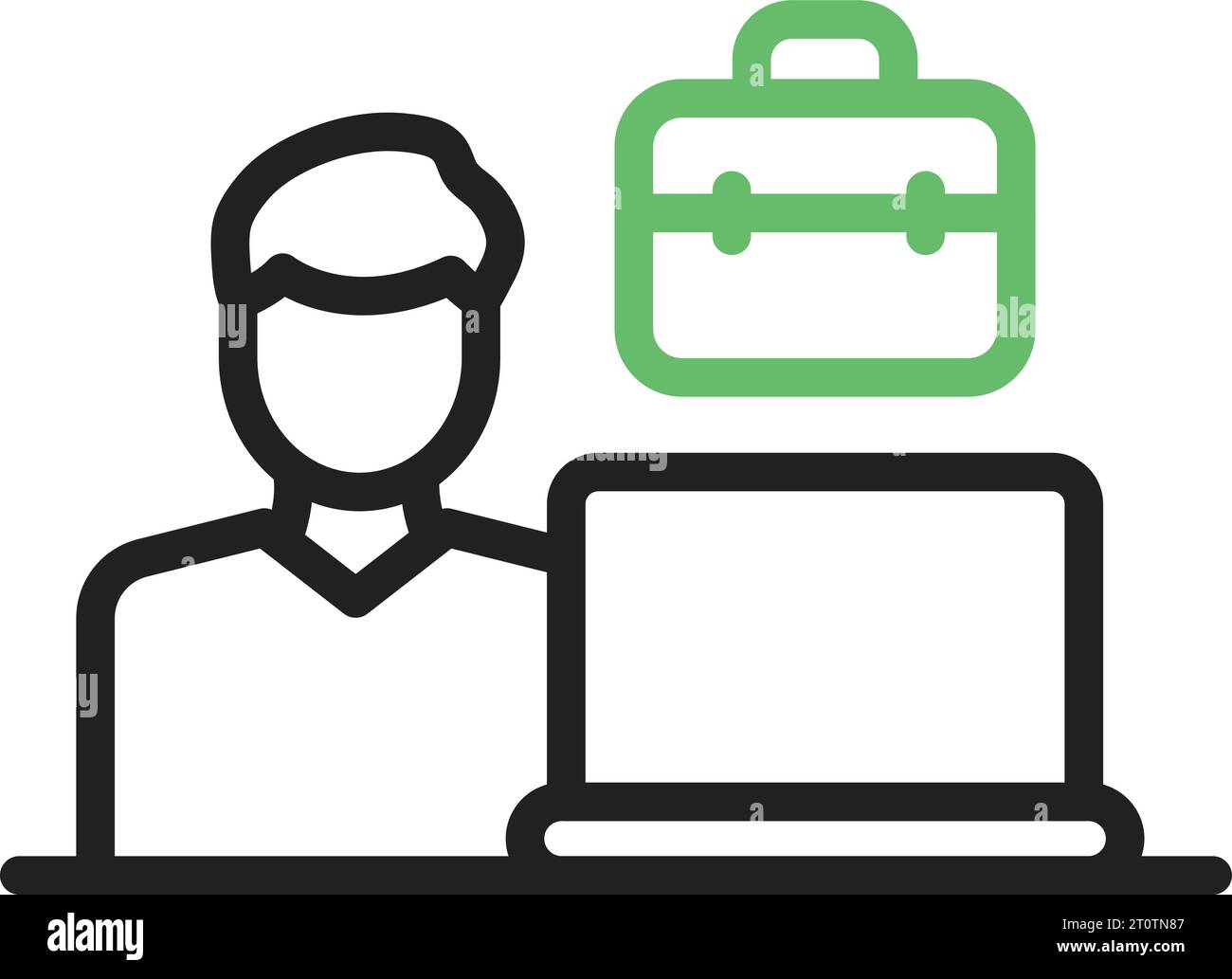 Work icon vector image Stock Vector Image & Art - Alamy
