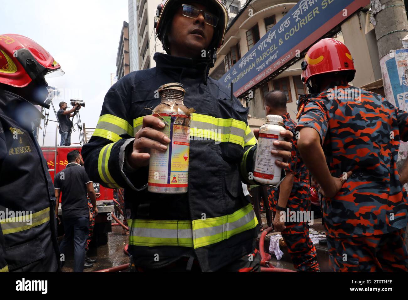 October 9, 2023, Dhaka, 1205, Bangladesh: Fire has broken out at ...
