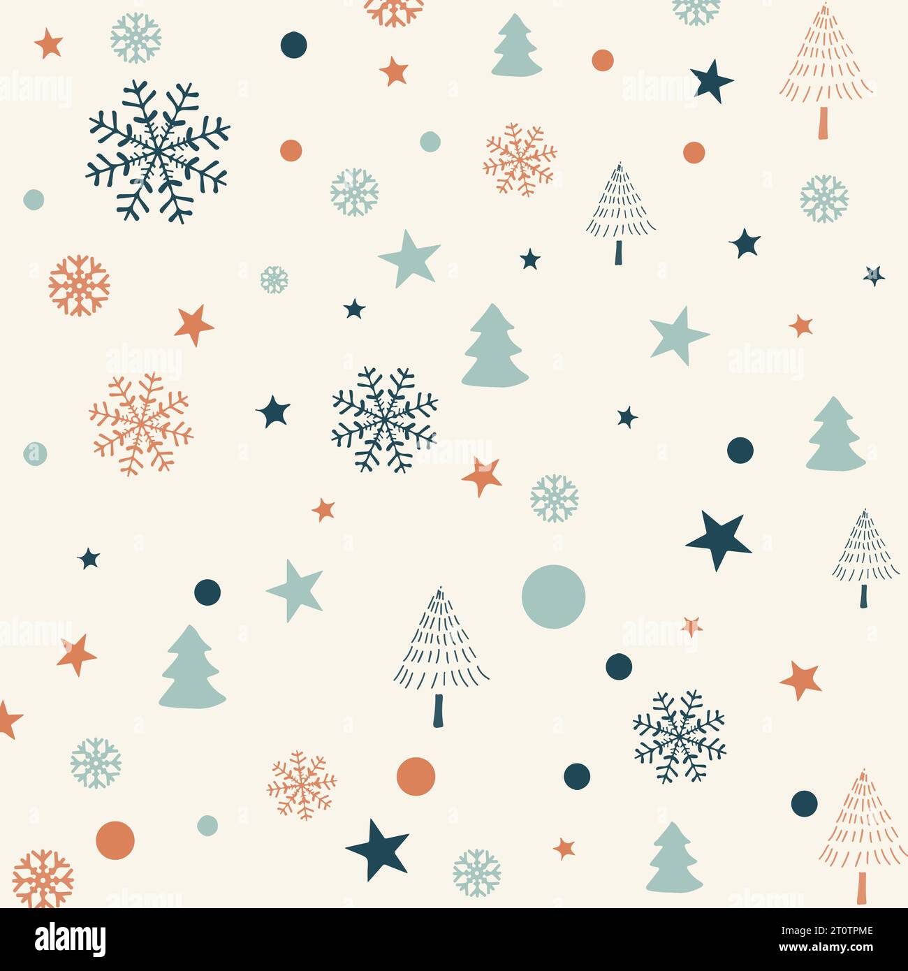 Christmas background with retro styled pattern design Stock Vector ...