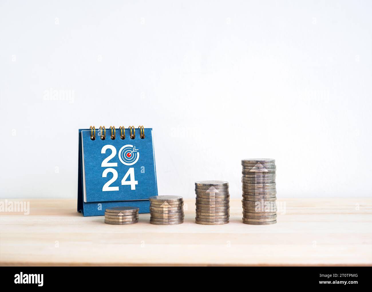 2024 new year target goal and success, savings, business investment and ...