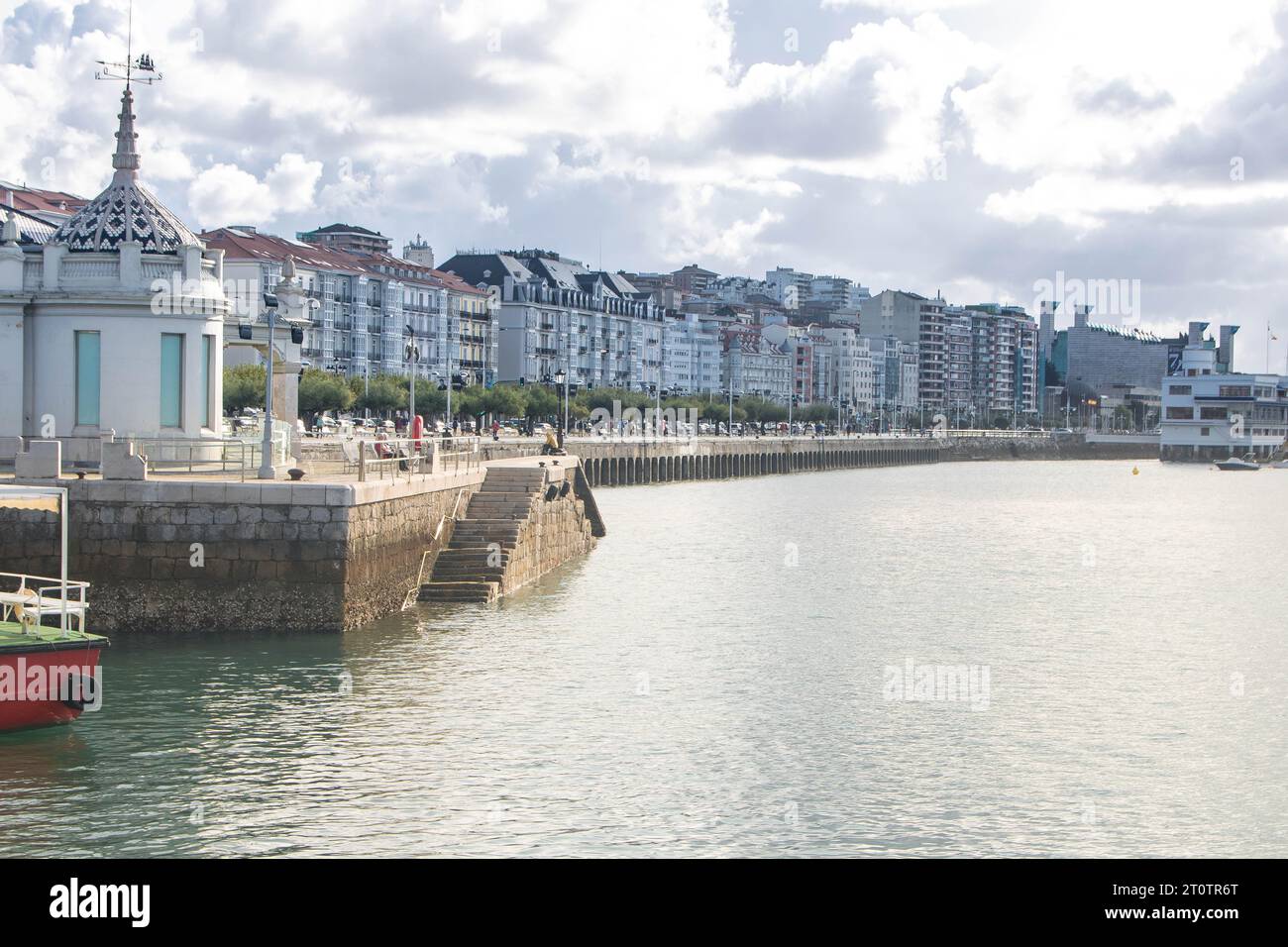 Landscape of Santander waterfront and skyline Stock Photo - Alamy