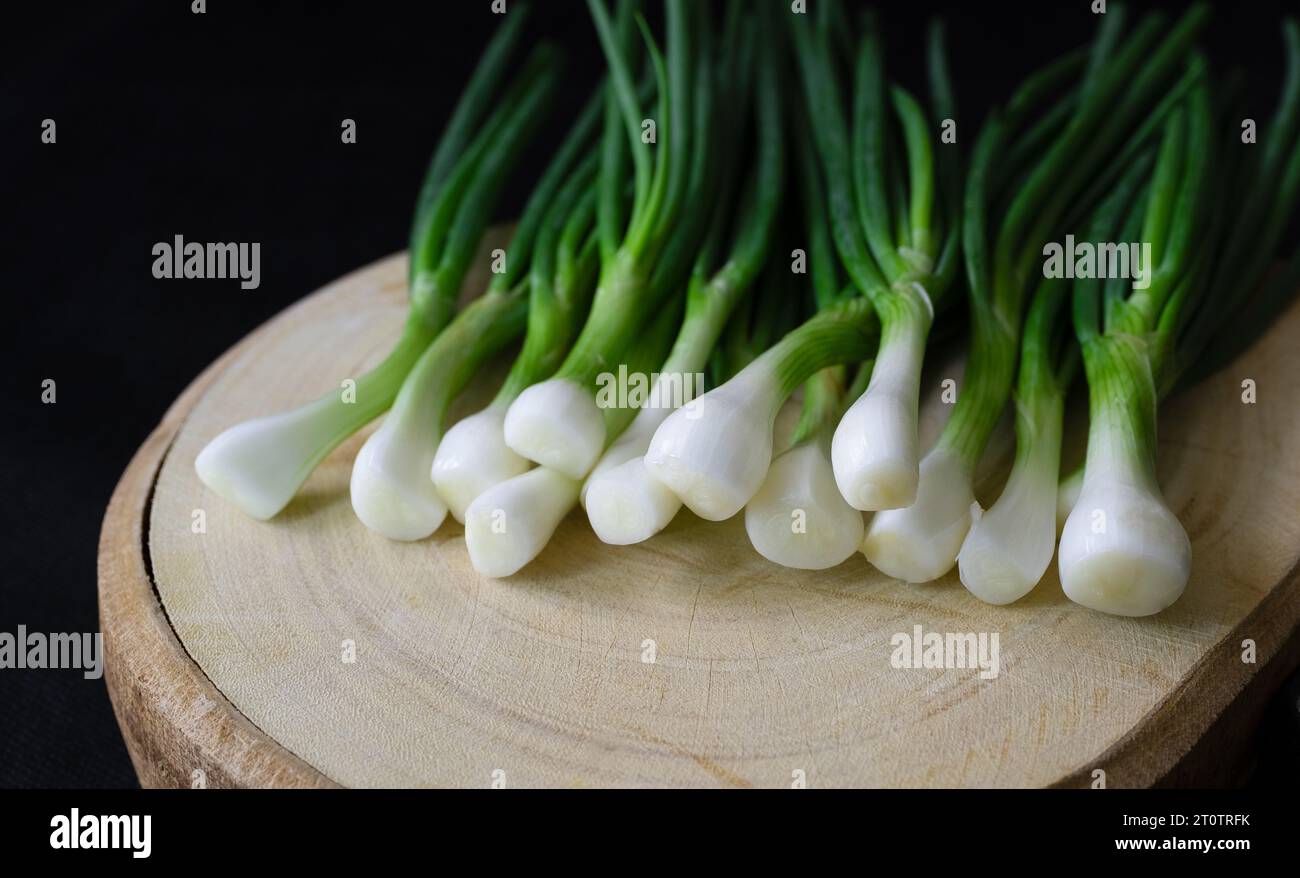 Close up chopped spring onions on hi-res stock photography and images ...