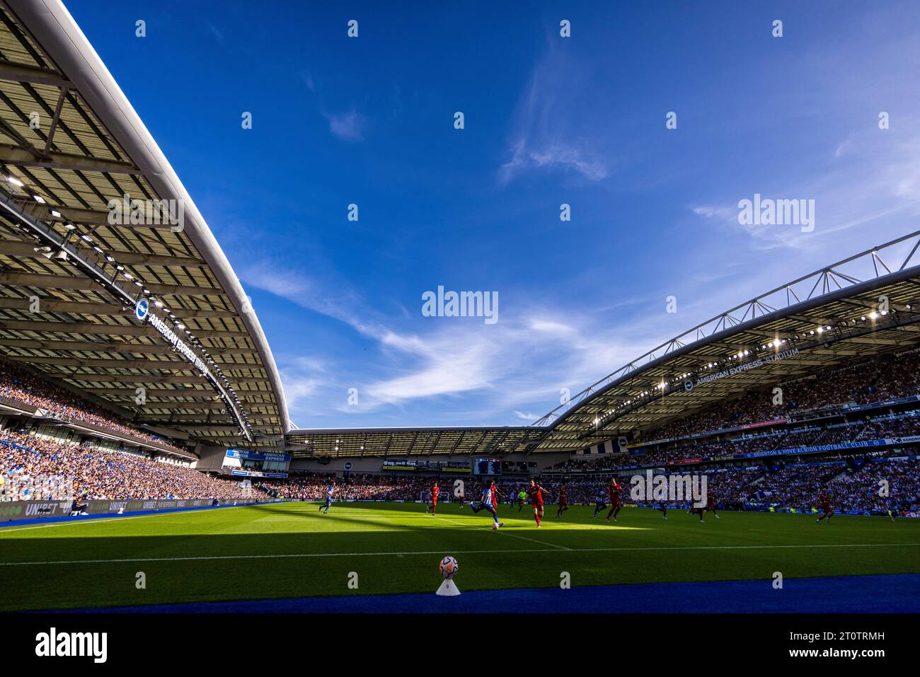Brighton and Hove Albion's Simon Adingra during the Premier League ...