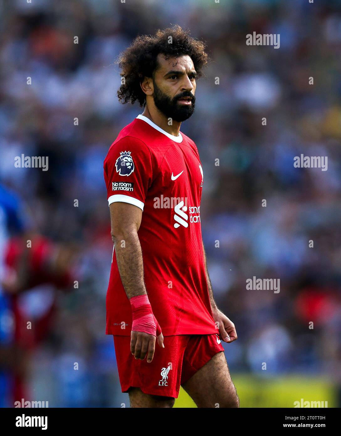 Liverpool's Mohamed Salah during the Premier League match at The AMEX ...