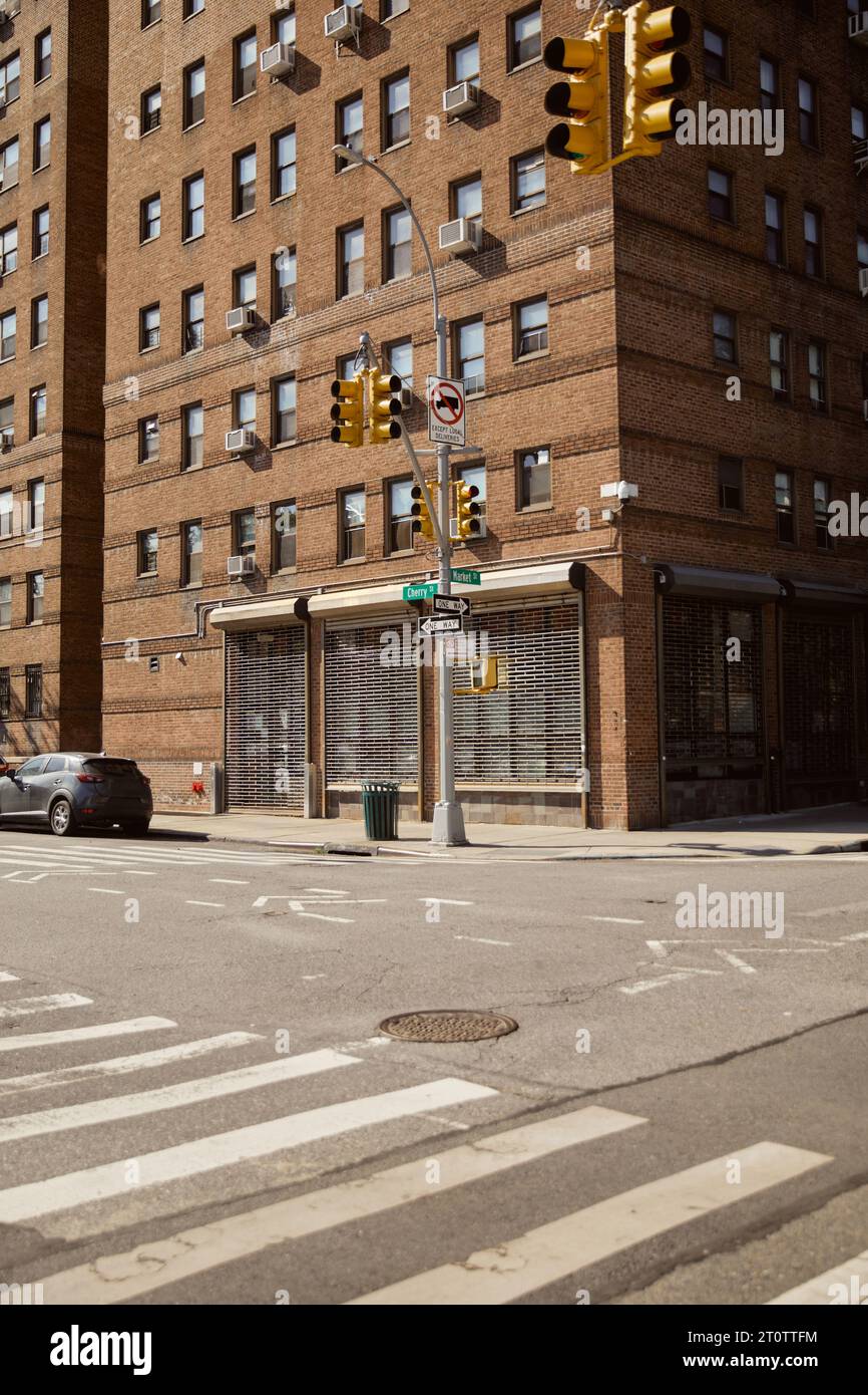 Pedestrian Street Lighting Storefront Optics For Pedestrian Crossings
