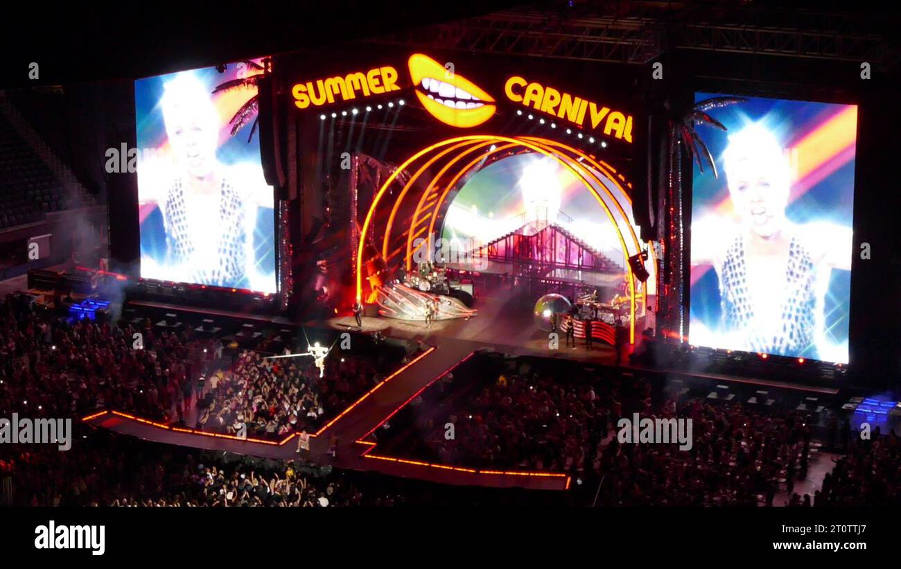 Inglewood, California, USA 5th October 2023 Singer Pink Summer Carnival ...