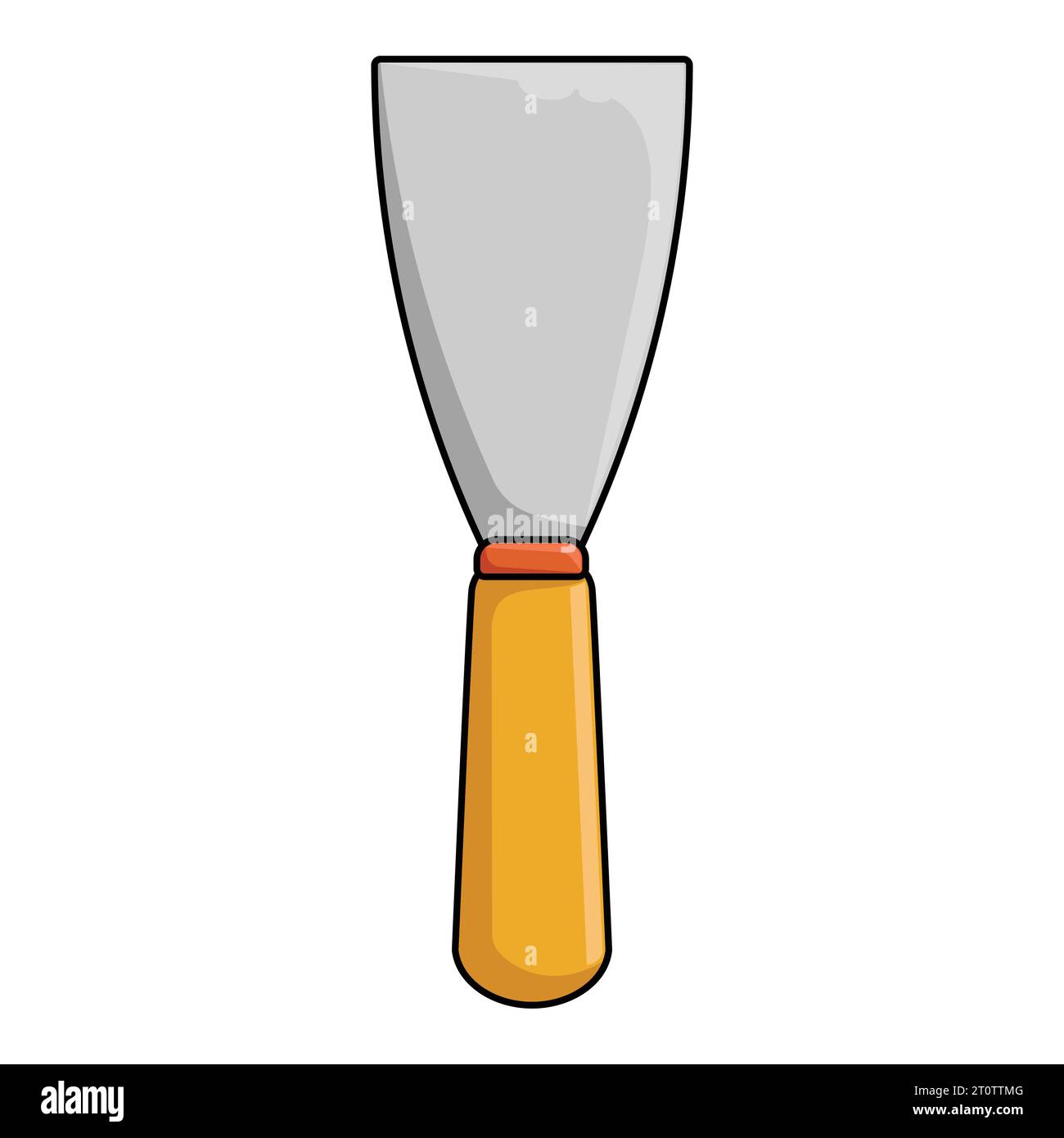 spatula construction tool icon vector illustration graphic design Stock ...