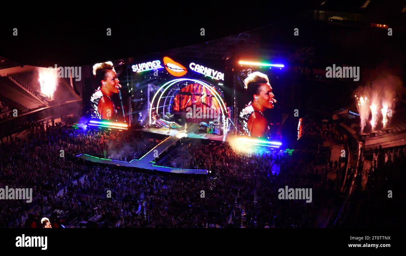 Inglewood, California, USA 5th October 2023 Singer Pink Summer Carnival ...