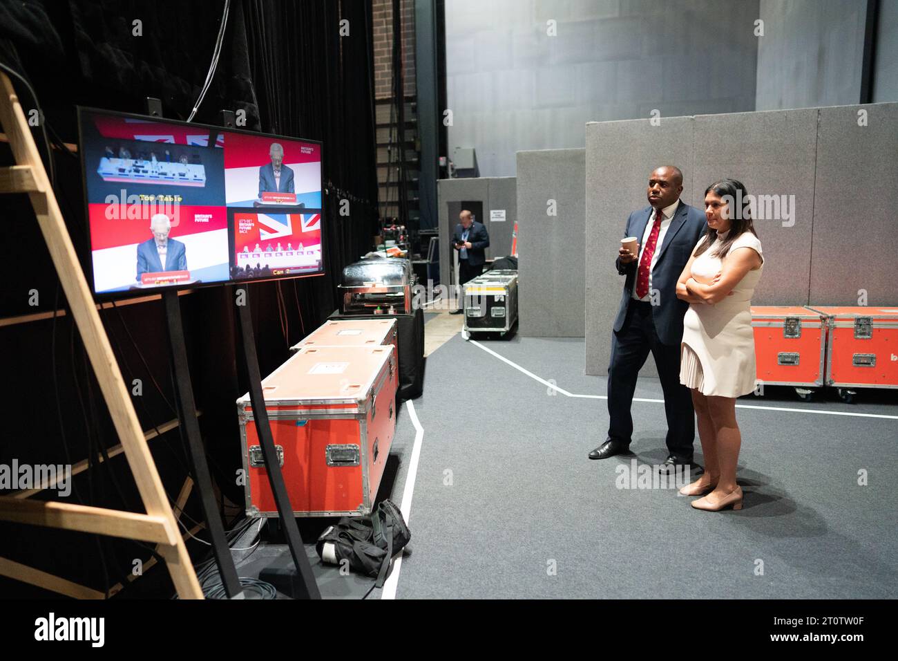 Shadow Overseas Development secretary Lisa Nandy and Shadow Foreign ...