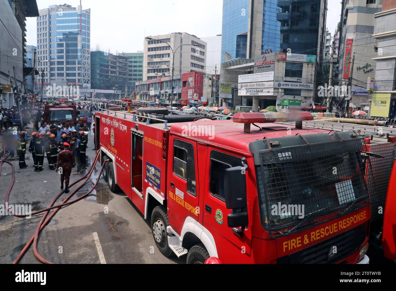 October 9, 2023, Dhaka, 1205, Bangladesh: Fire has broken out at ...
