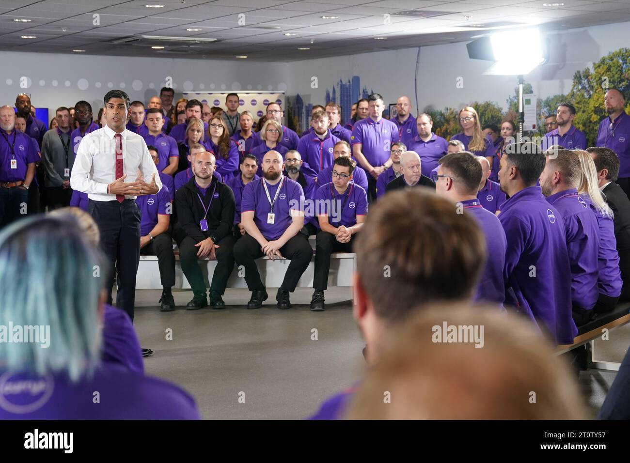 Prime Minister Rishi Sunak hosts a PM Connect event at the Currys ...