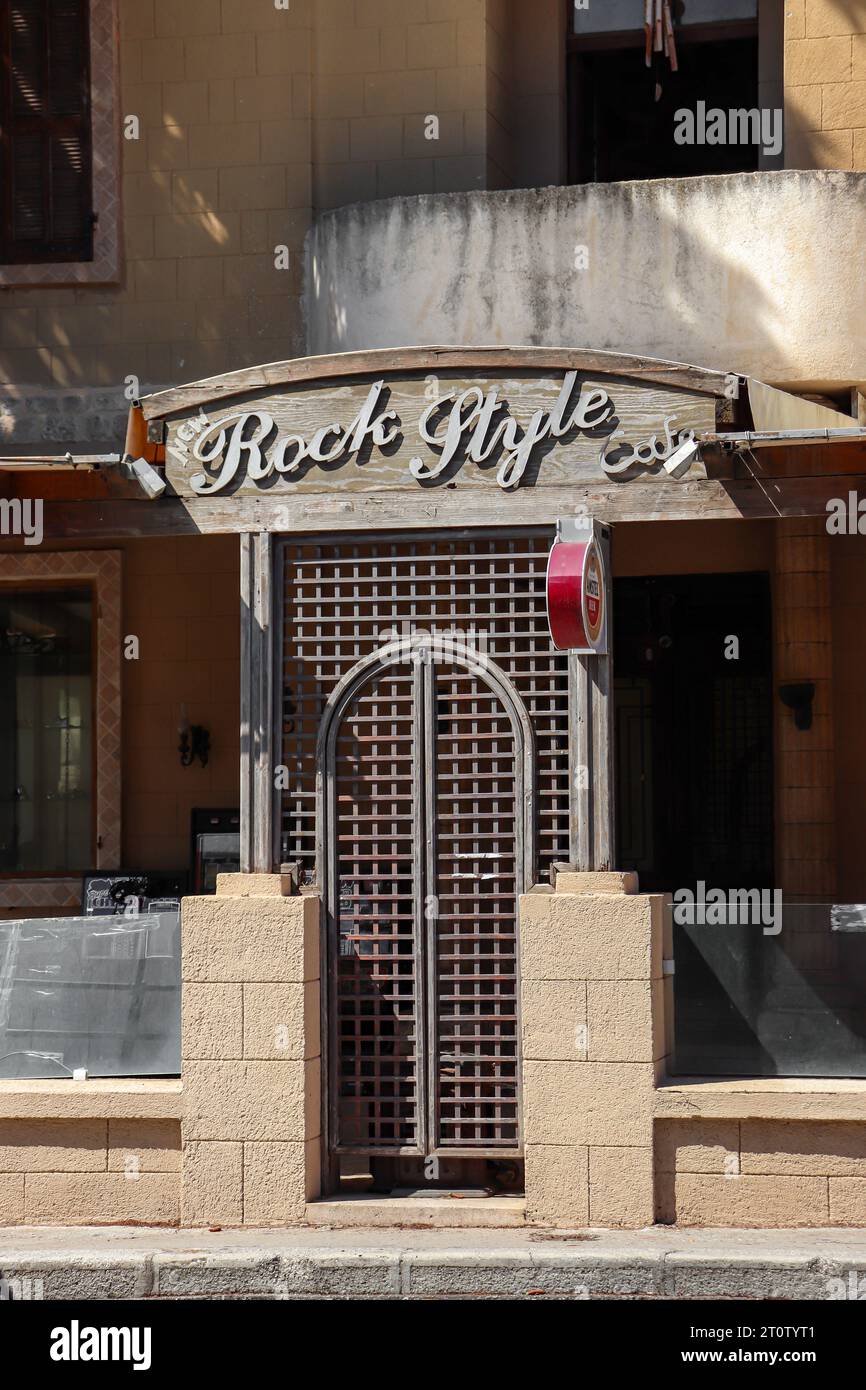 Rock Style Cafe front door entrance designed in Western false front ...