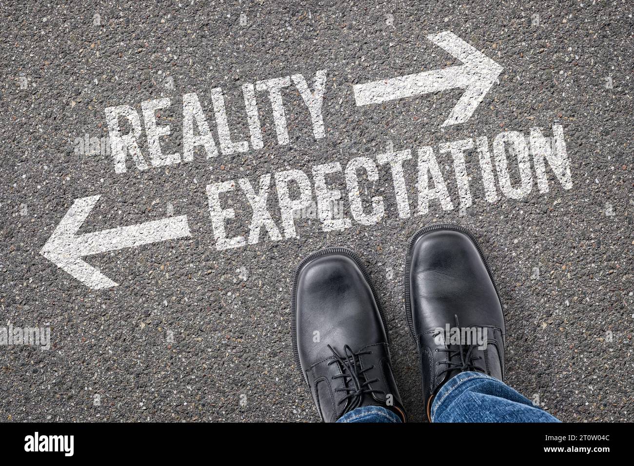 Expectation and reality hi-res stock photography and images - Alamy