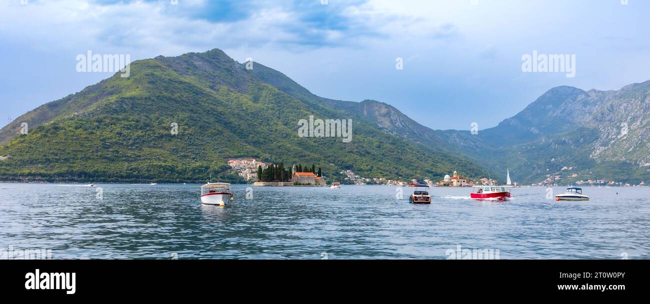 Perast, Montenegro Church of Our Lady of the Rocks and Island of Saint ...