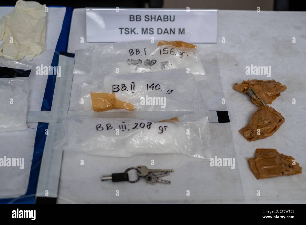 The evidence at the location of the first arrest was methamphetamine ...