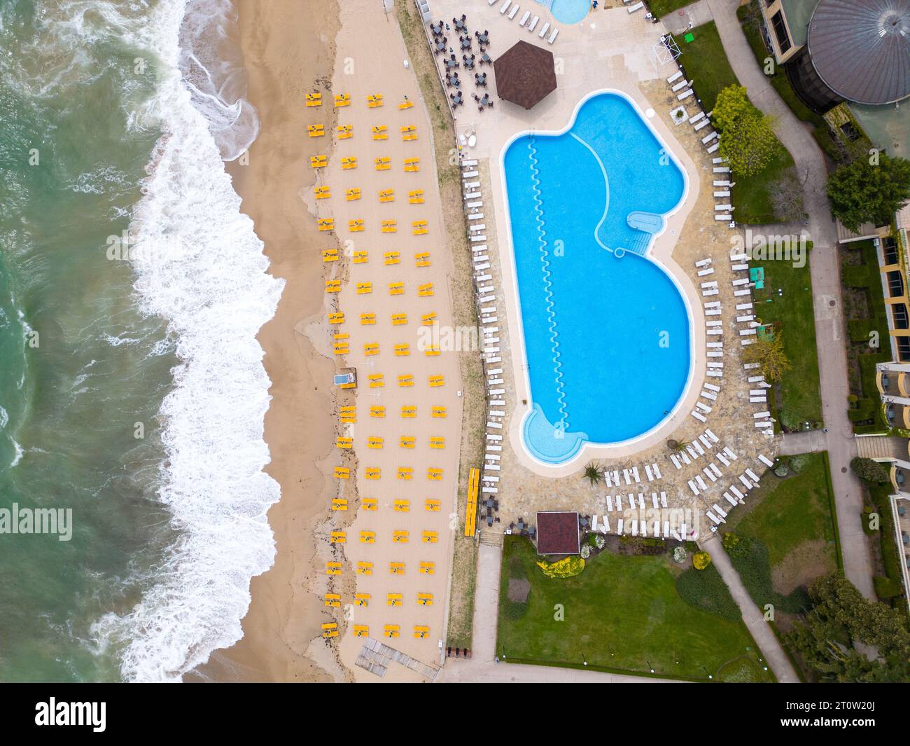 High end beach pool resort hi-res stock photography and images - Alamy