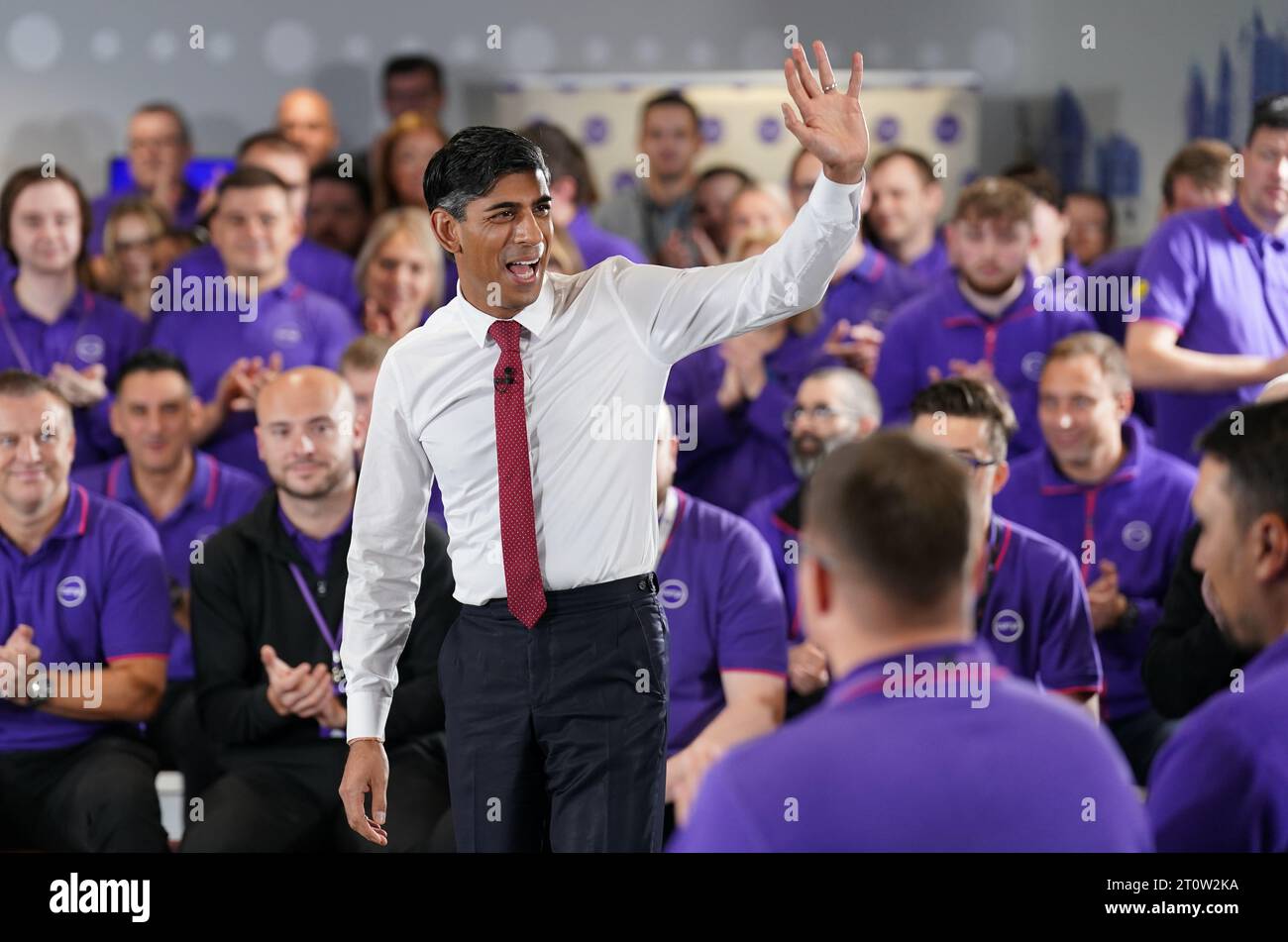 Prime Minister Rishi Sunak hosts a PM Connect event at the Currys ...