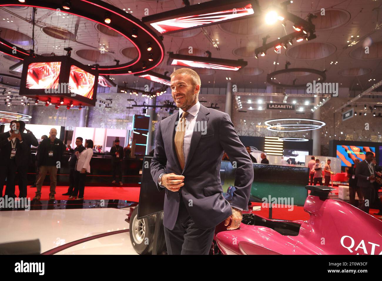 Doha, Qatar. 05th Oct, 2023. English former football player David ...