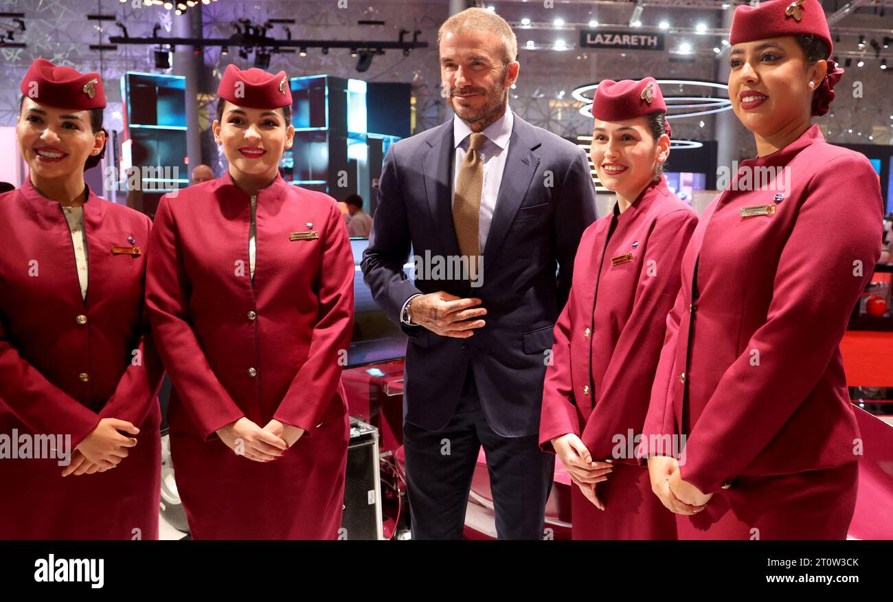 Doha, Qatar. 05th Oct, 2023. English former football player David ...