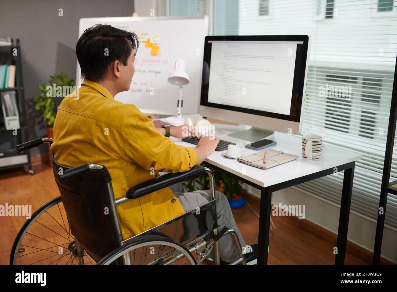 Computer coding wheelchair hi-res stock photography and images - Alamy