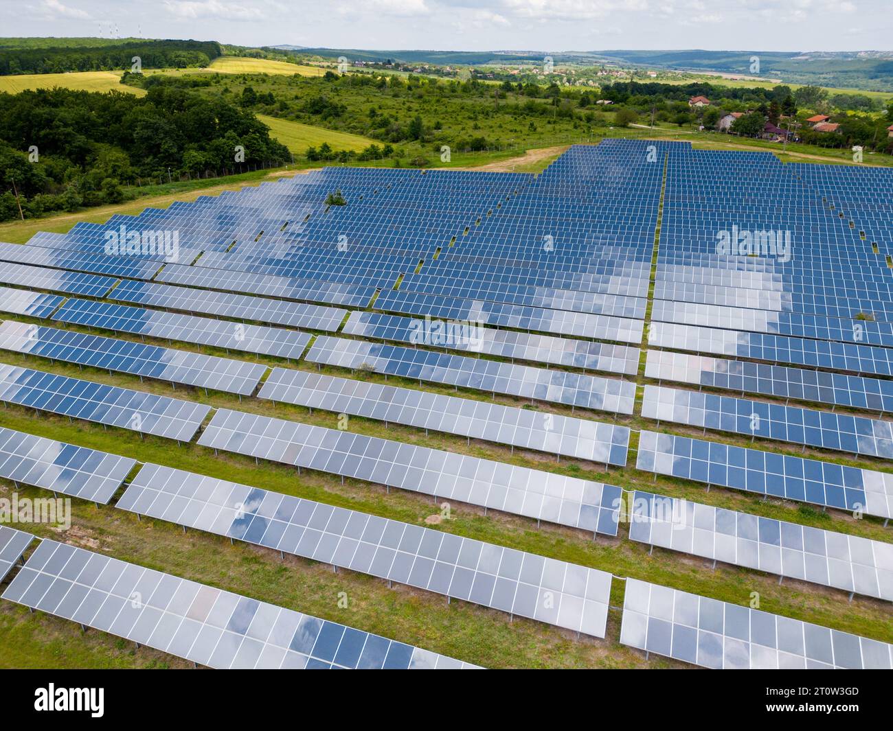 Drone footage scenic landscape solar hi-res stock photography and ...