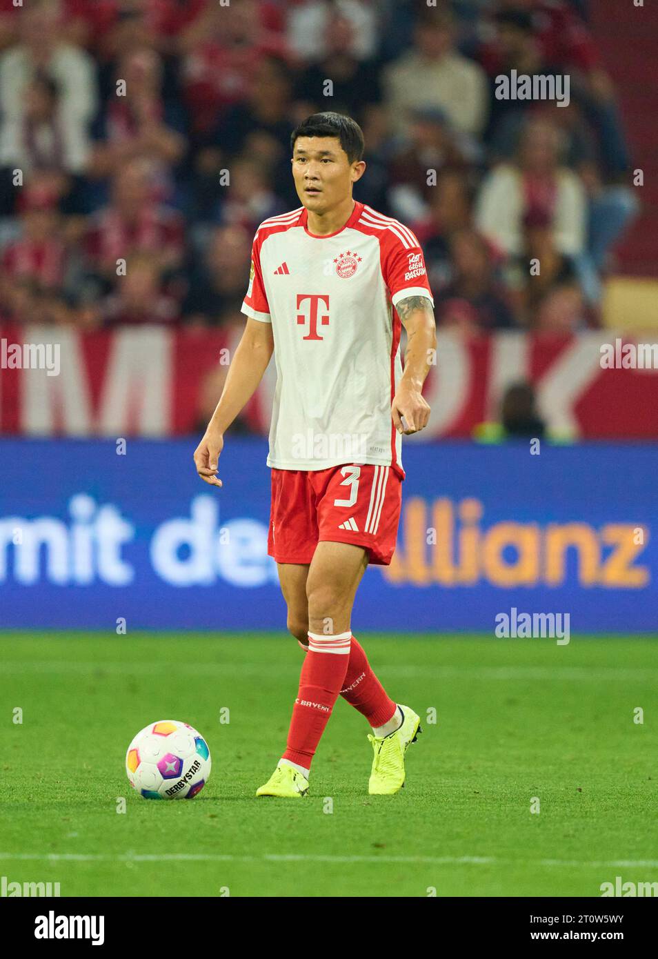 Munich, Germany. 08th Oct, 2023. MinJae Kim, Min-Jae Kim, FCB 3 in action in the match FC BAYERN ...