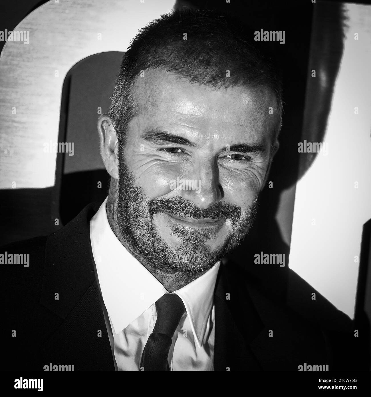 David Beckham photographed during the Premeire of Beckham Documentary ...