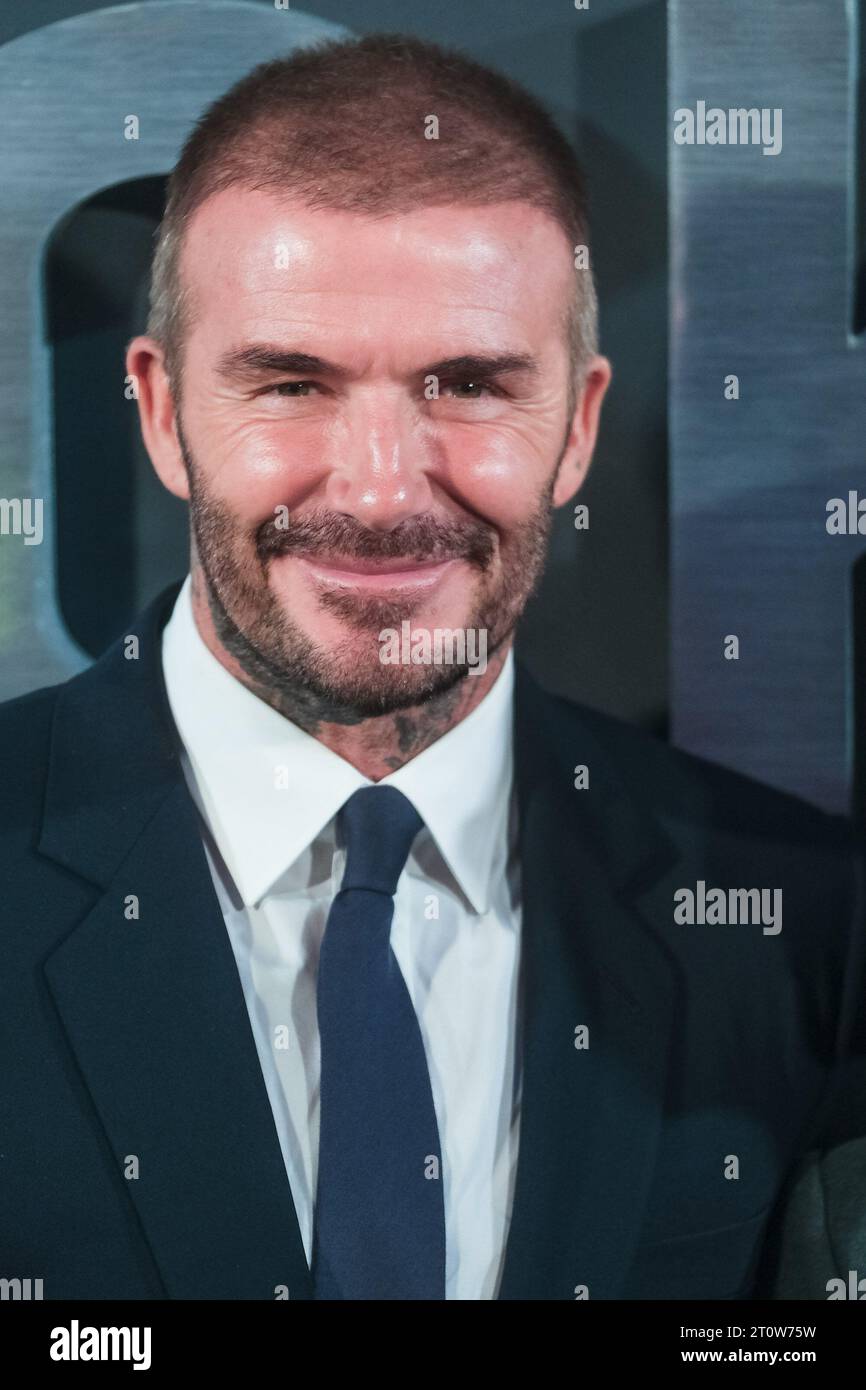 David Beckham photographed during the Premeire of Beckham Documentary ...
