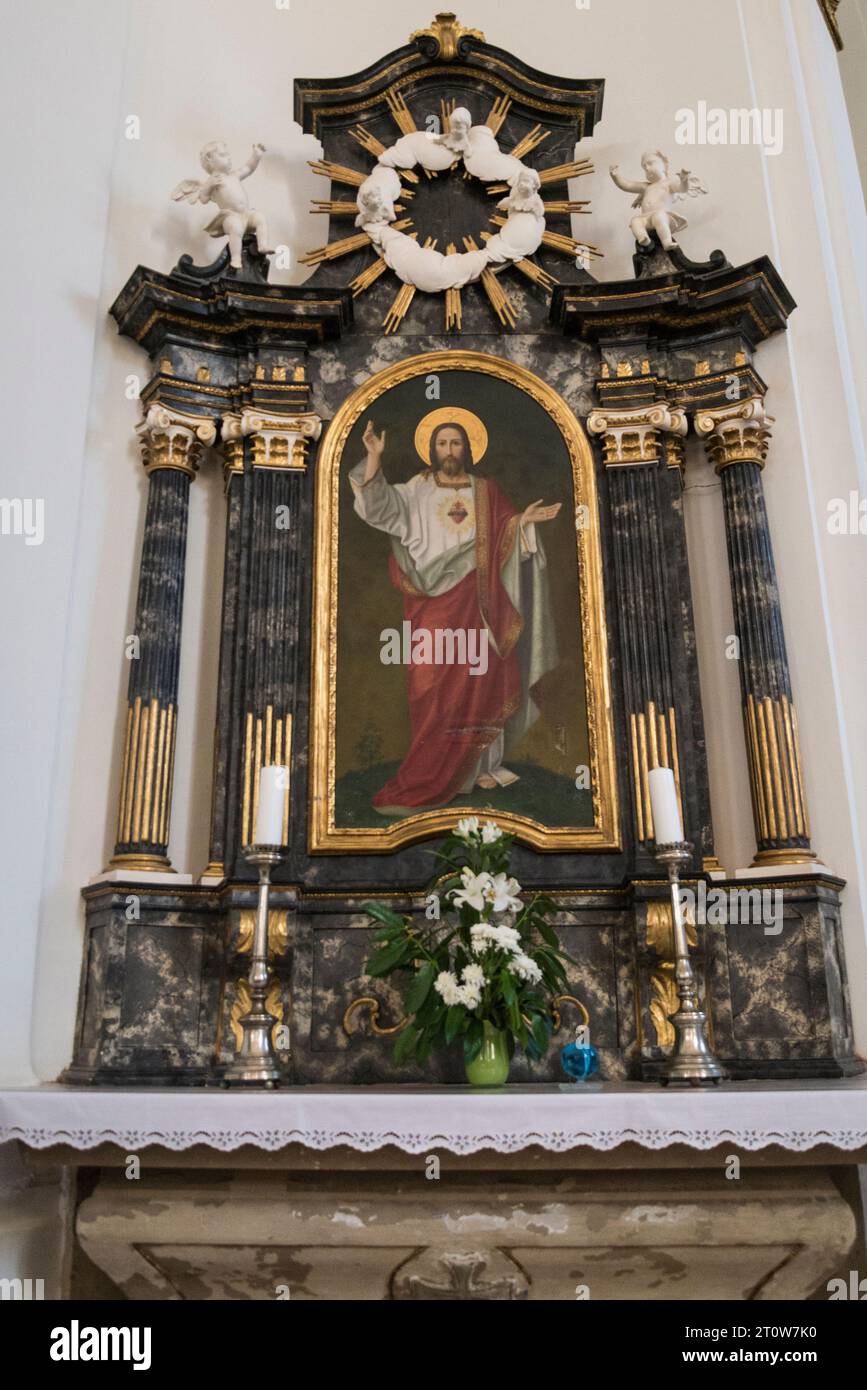 Side altar, Church of Saints Eusebius and Polion, a Baroque church from ...