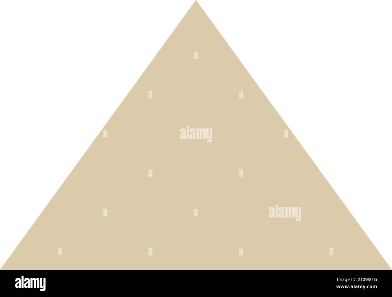 Simple beige flat silhouette of the GIZA PYRAMID COMPLEX, GIZA Stock ...