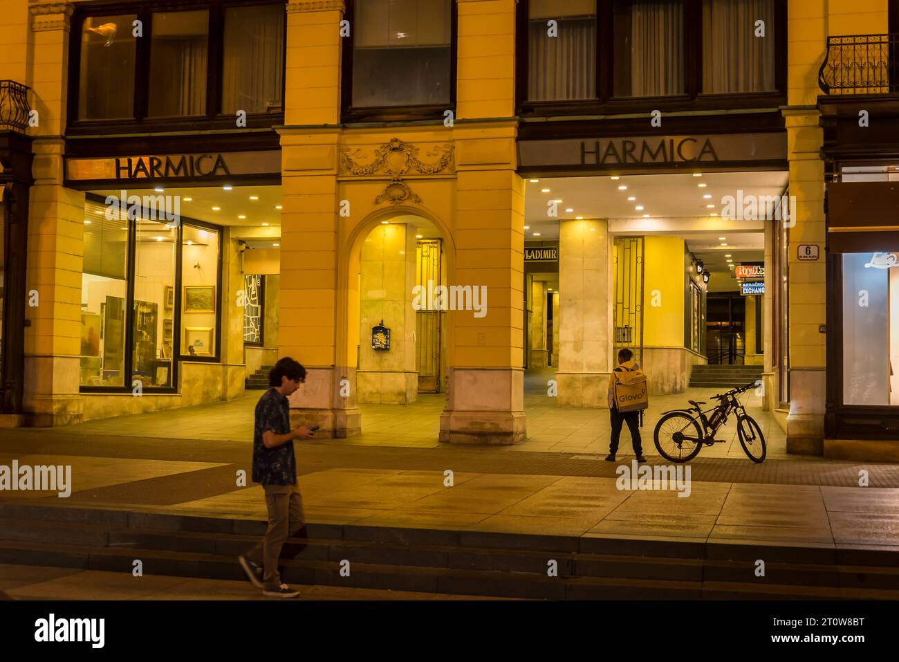 Harmica passage at the Main square Ban Josip Jelačić square, Zagreb ...