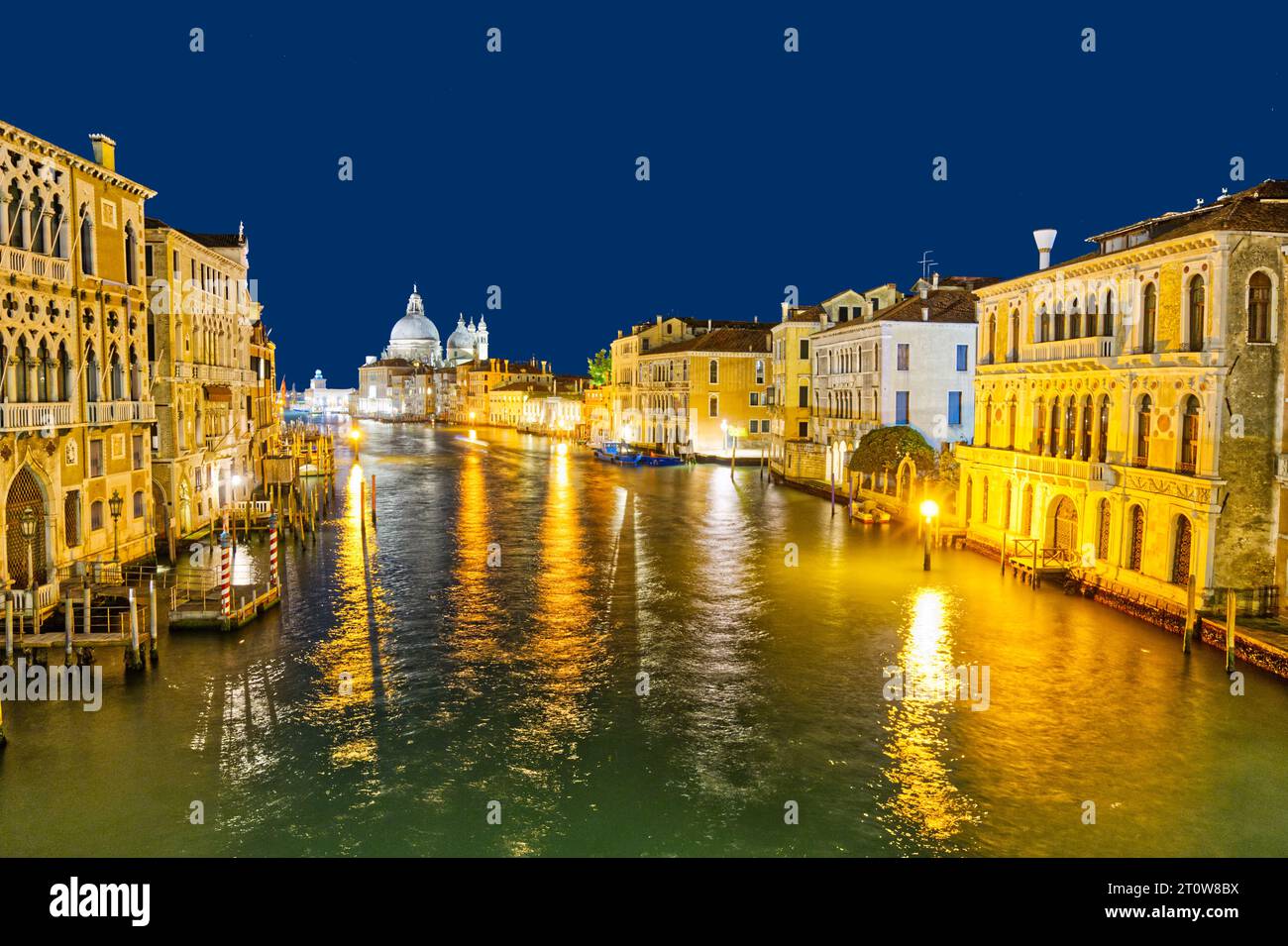 Venice in Italy the Grand canal street and water artistic pastel colors ...