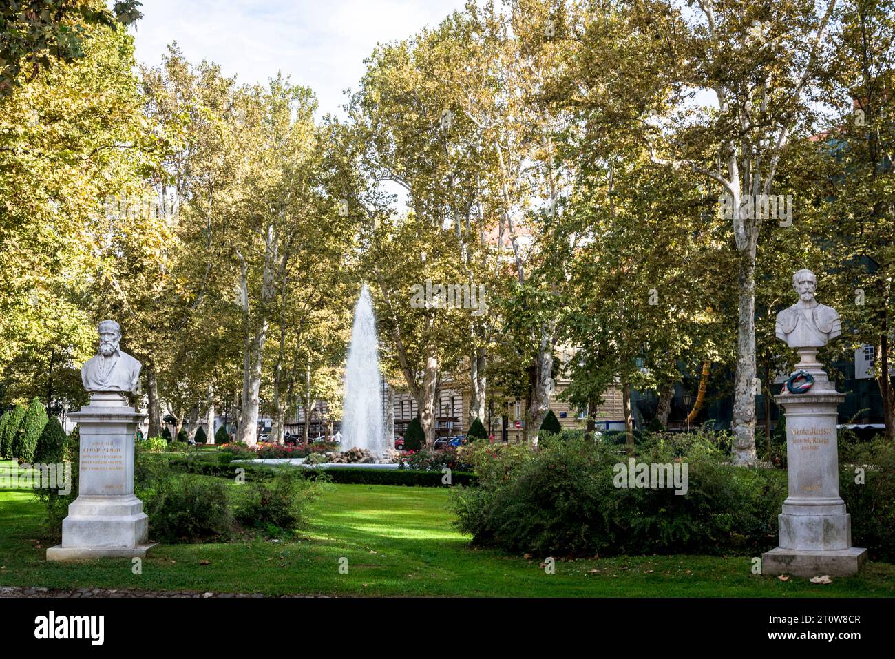 Zrinjevac park nikola subic zrinski square hi-res stock photography and ...