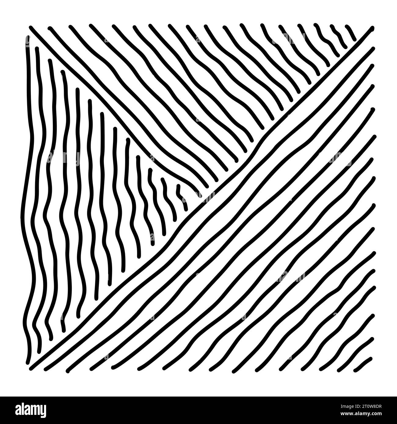 Square aesthetic hand drawn Contemporary printable pattern with ...