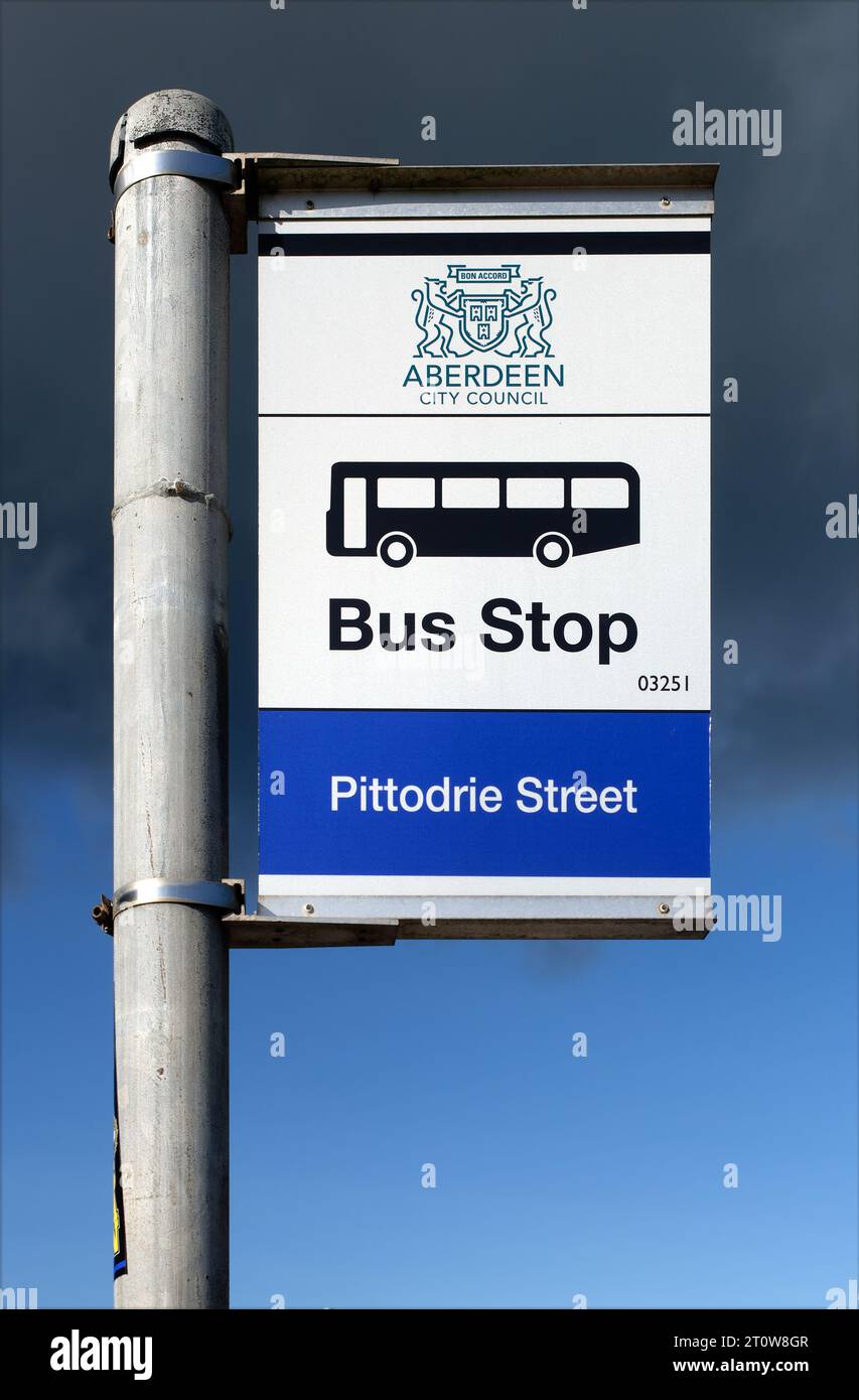 Bus stop aberdeen hi-res stock photography and images - Alamy