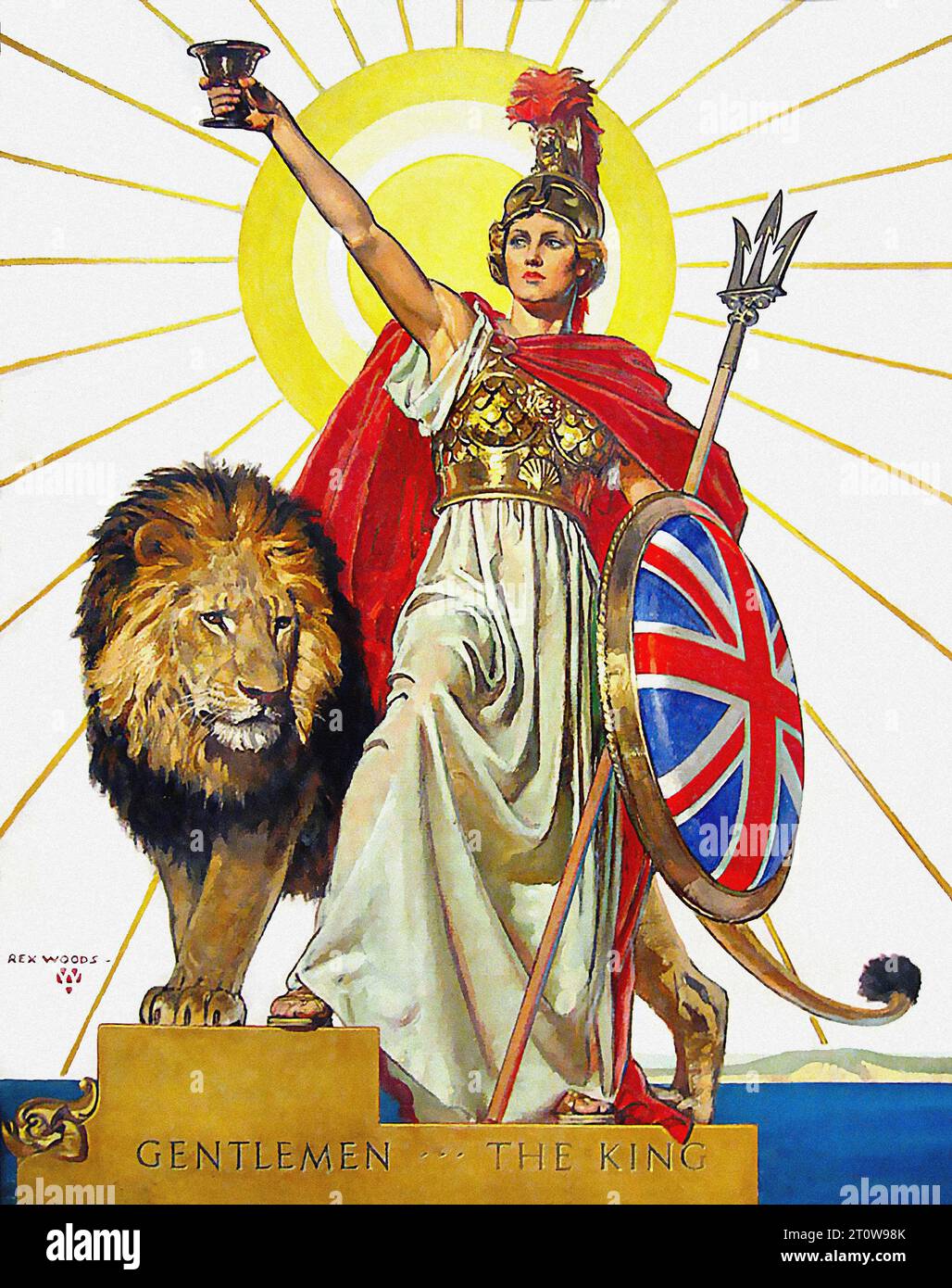British propaganda , World War II era - “Gentlemen - The King” A ...