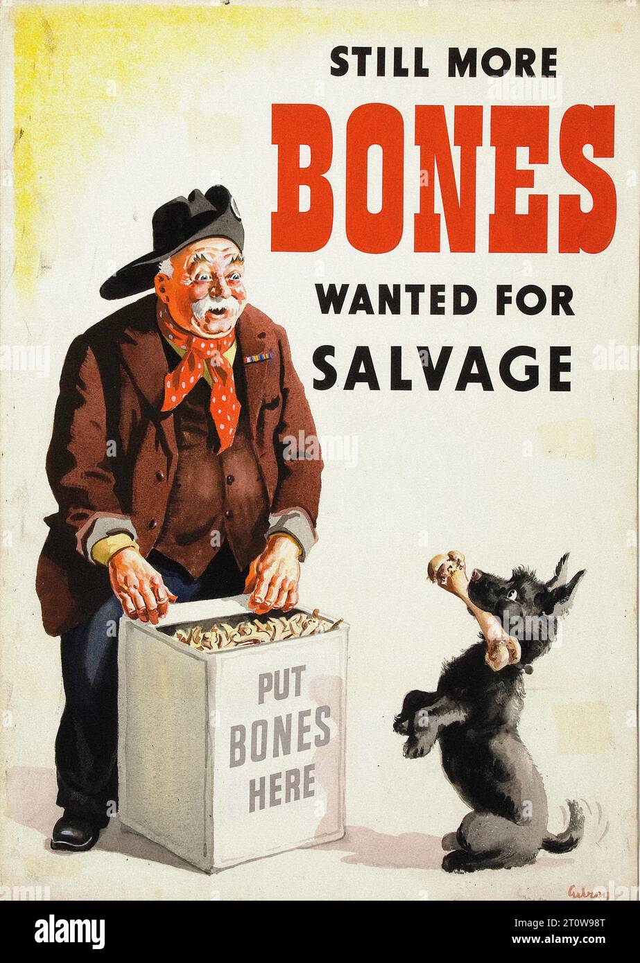 British propaganda , World War II era - “Still more bones wanted for ...
