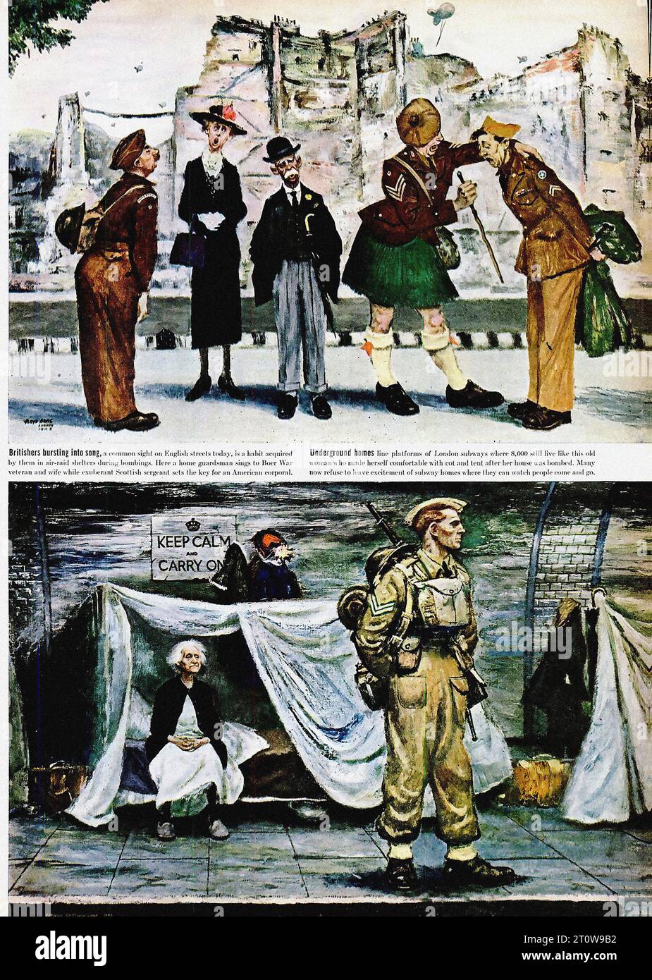 British propaganda , World War II era - “KEEP CALM AND CARRY ON ...