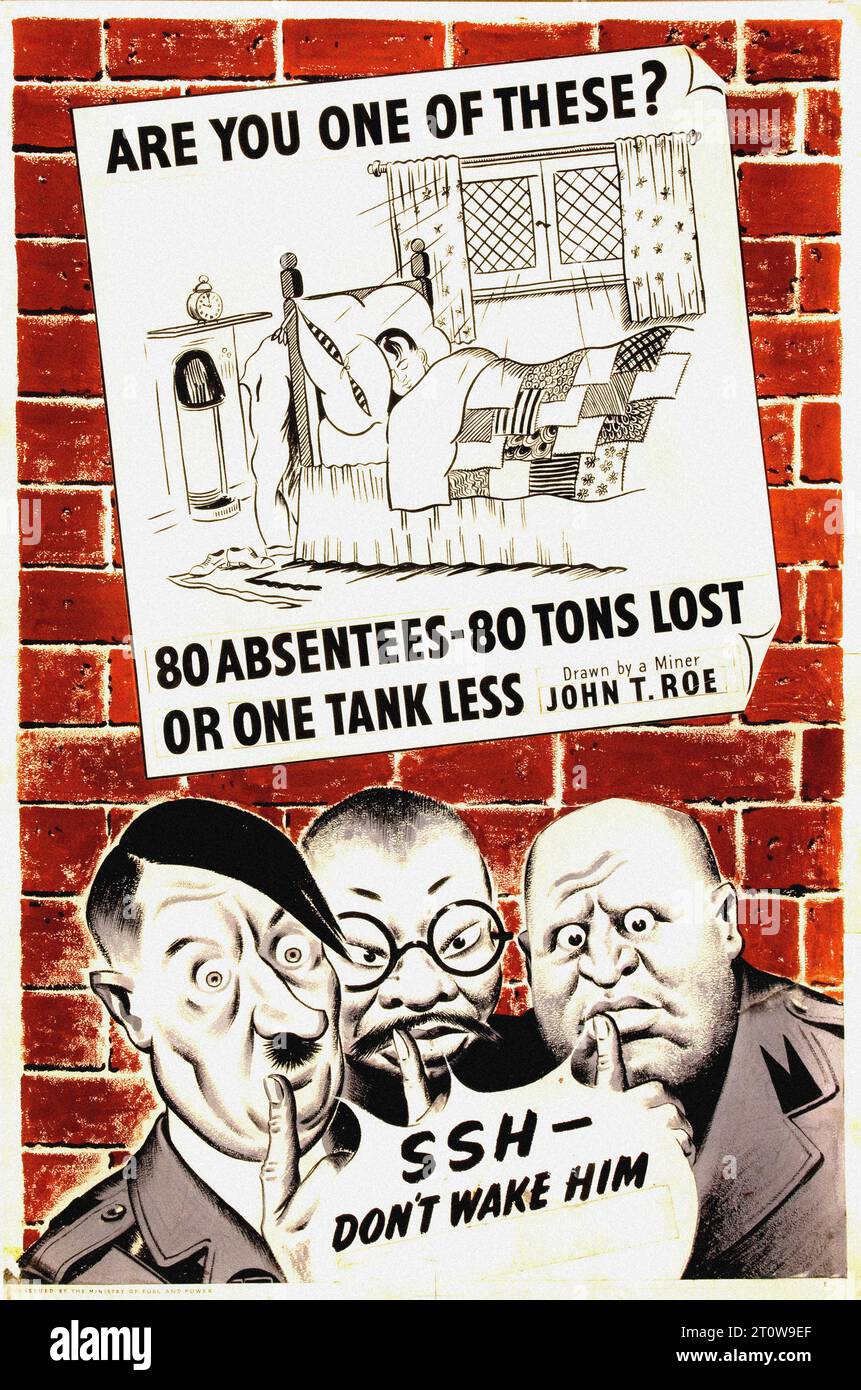 British propaganda , World War II era - “ARE YOU ONE OF THESE? 80 ...