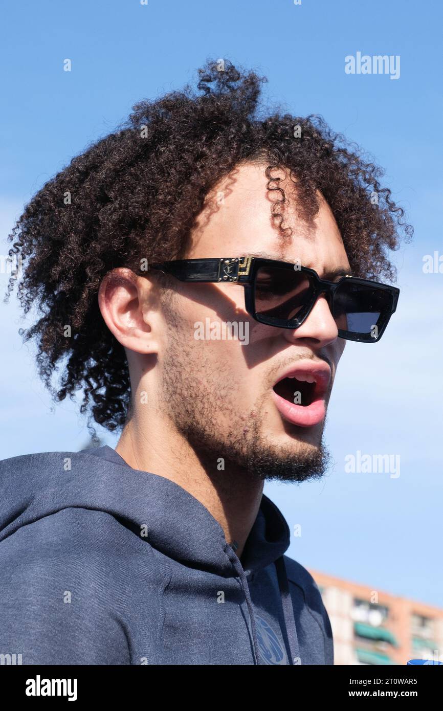 Dereck Lively II during his inauguration of the Dallas Mavericks ...