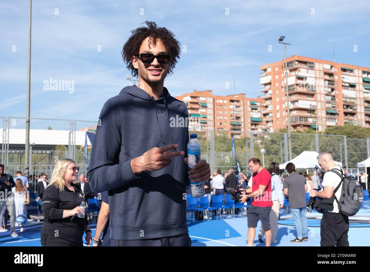 Dereck Lively II during his inauguration of the Dallas Mavericks ...