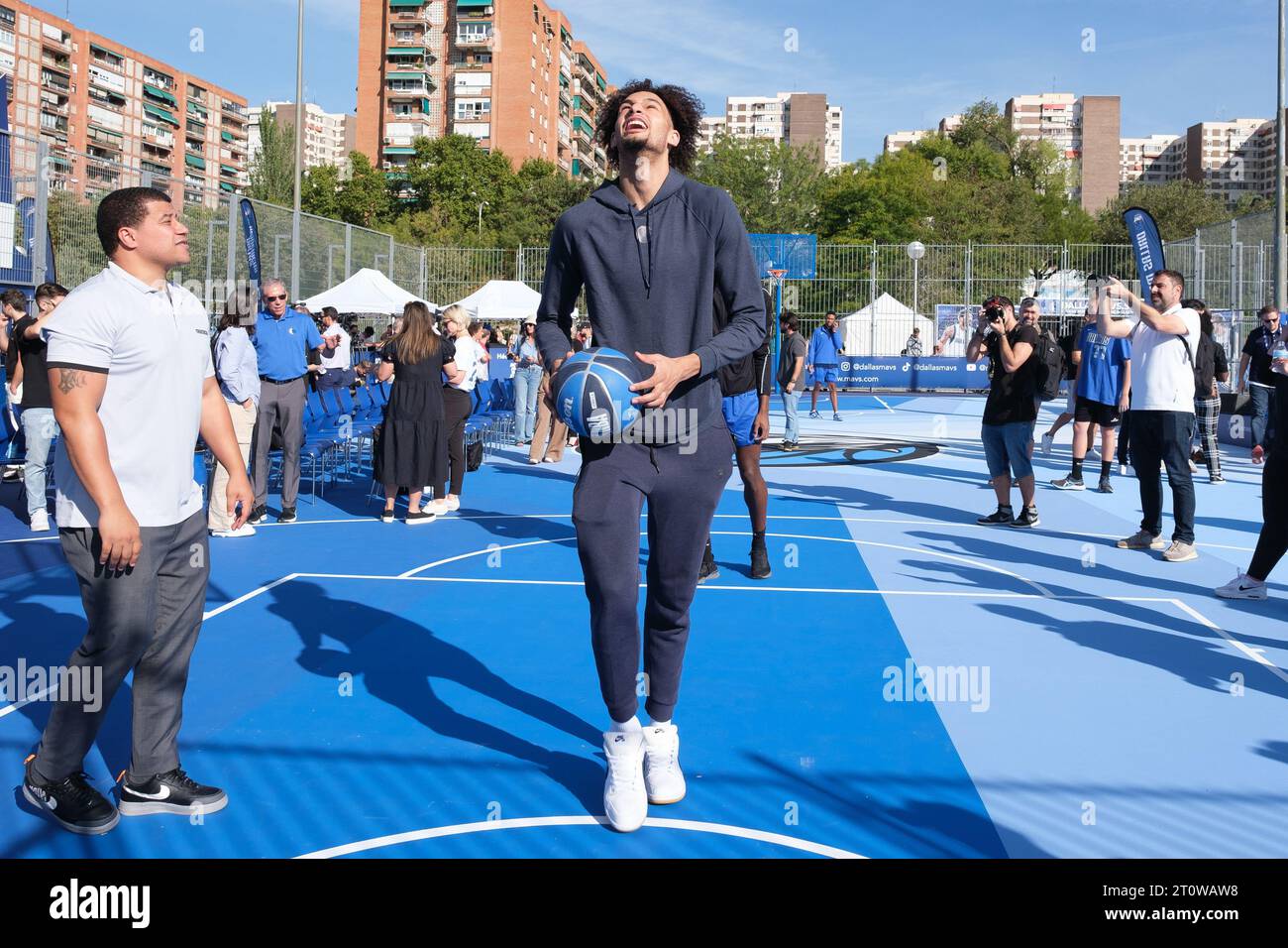 Dereck Lively II during his inauguration of the Dallas Mavericks ...